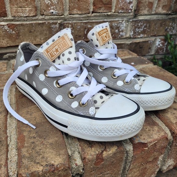 Converse | Shoes | Like New Converse Polka Dot Ox Shoe | Poshmark
